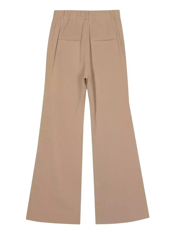 Alberto Biani Flared Tailored Trousers - Neutrals
