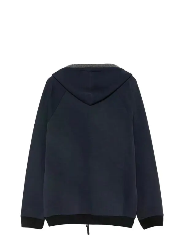 Emporio Armani Zip-up Hoodie - Blue