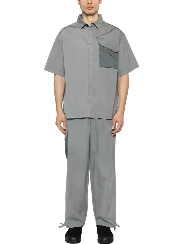 A-COLD-WALL* Logo-print Elasticated Waist Trousers - Grey