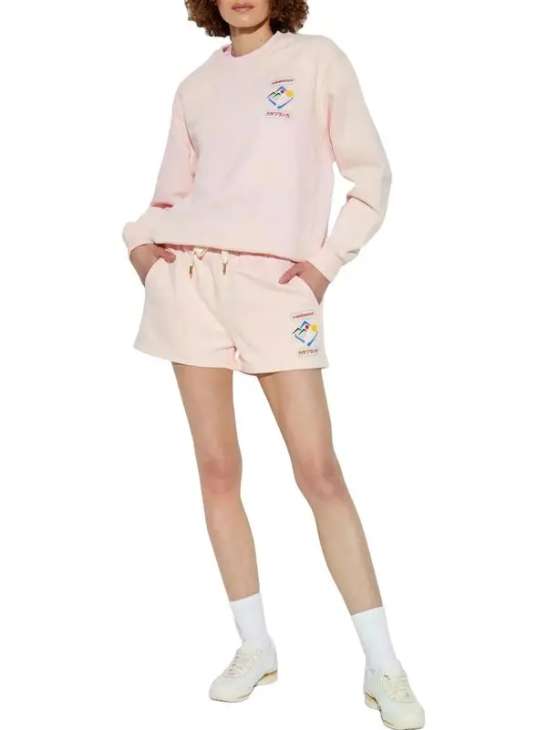 Casablanca Montaigne Graphic Sweatshirt - Pink