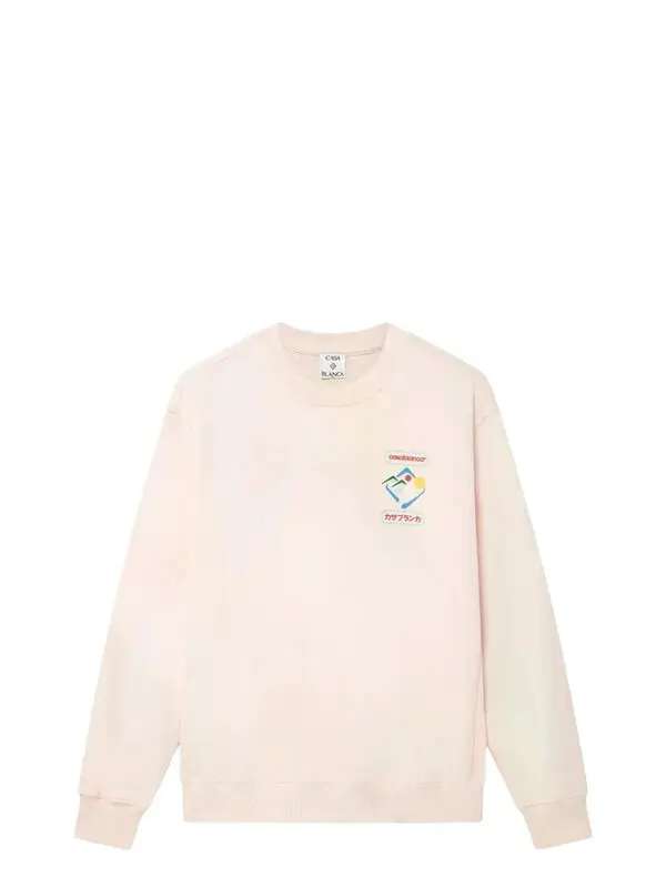 Casablanca Montaigne Graphic Sweatshirt - Pink