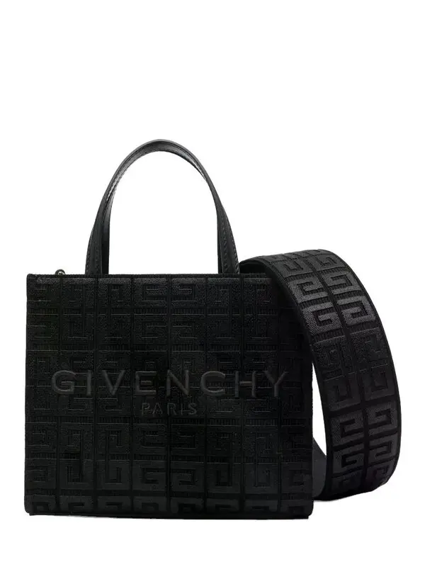 Givenchy Mini 4g-embroidered Tote Bag - Black