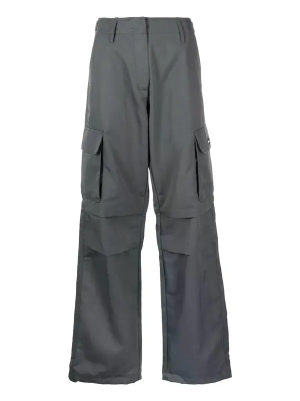 Coperni Wide-leg Cargo Trousers - Grey