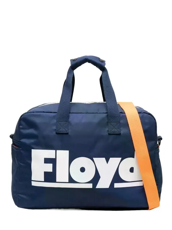 FLOYD Logo Print Zipped Holdall - Blue