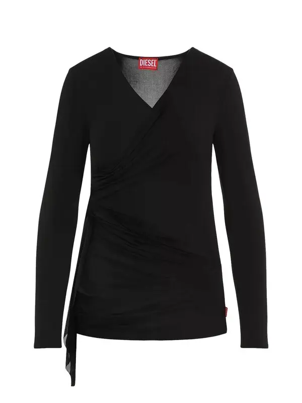 DIESEL® T-crissy-plain Top - Black