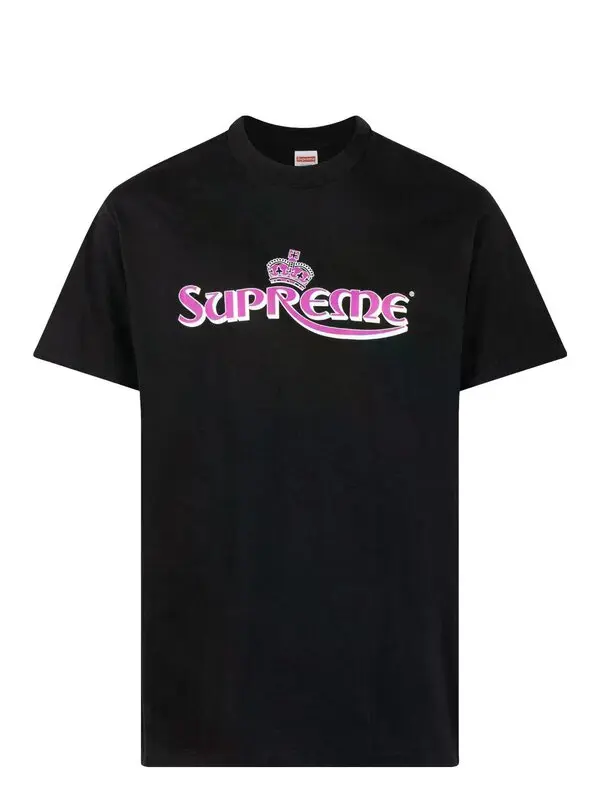 Supreme Crown Cotton T-shirt - Black