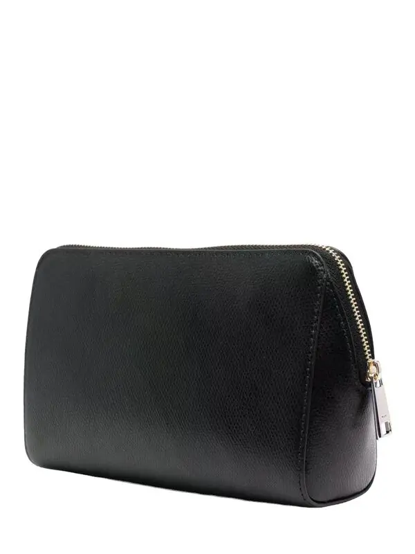 Furla Camelia Leather Makeup Bag - Black