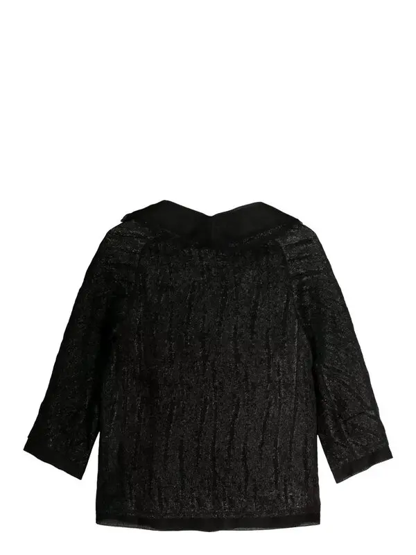 Shiatzy Chen Jacquard Silk Jacket - Black