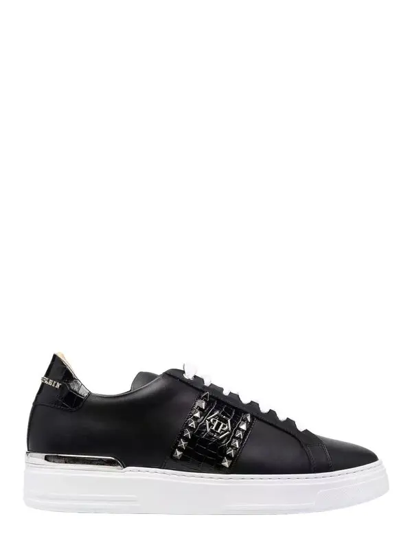 Philipp Plein Original Low-top Sneakers With Stud Detailing - Black