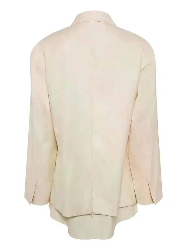Goen.j Layered Single-breasted Blazer - Neutrals