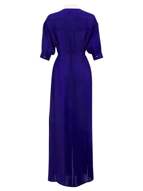 Zeus+dione Silk Midi Dress - Blue
