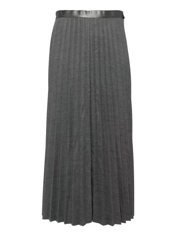 JNBY A-line Pleated Skirt - Grey