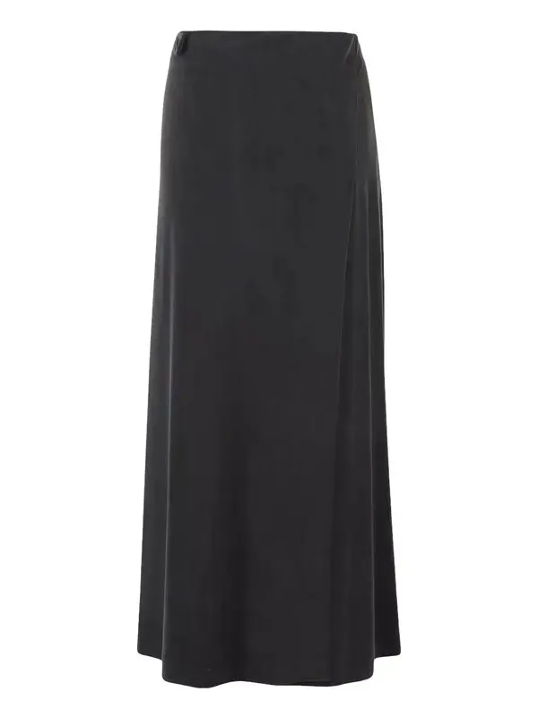 Giorgio Armani Interlock Long Skirt - Grey