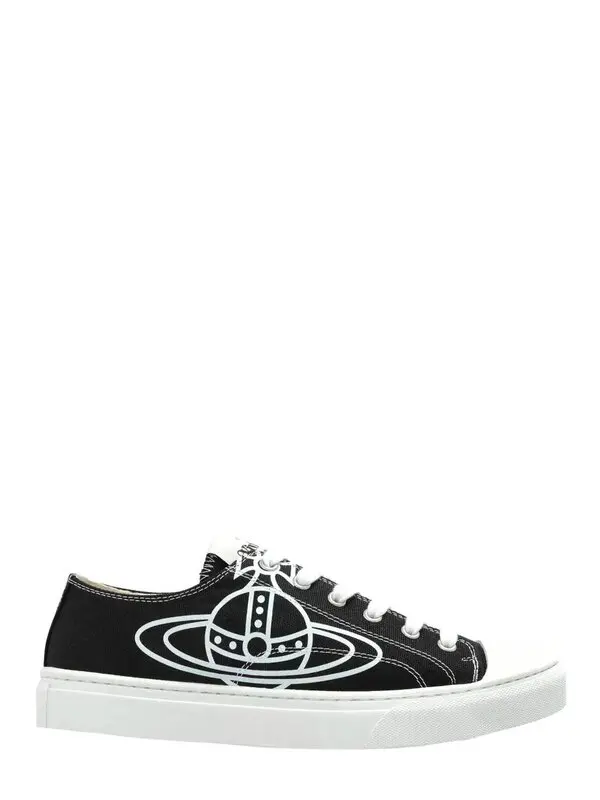 VIVIENNE WESTWOOD Orb Logo Low-top Sneakers - Black