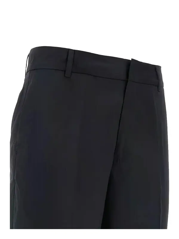 Emporio Armani Virgin Wool Tailored Trousers - Blue
