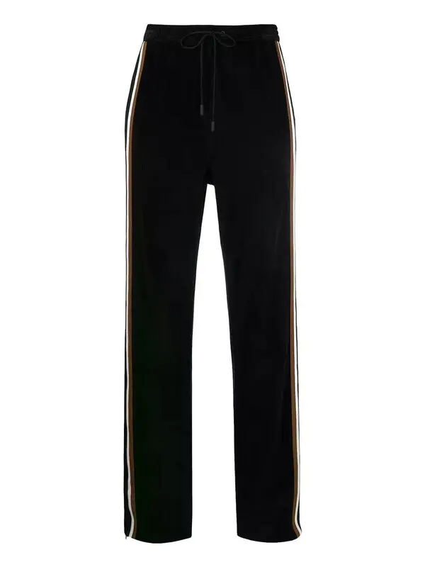 Dsquared2 Side-stripe Corduroy Track Pants - Black
