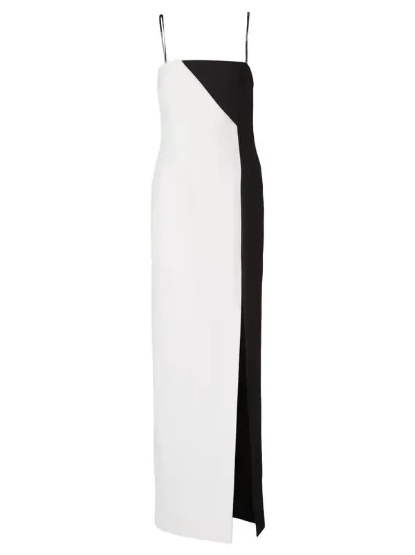 Roland Mouret Two-tone Gown - Black