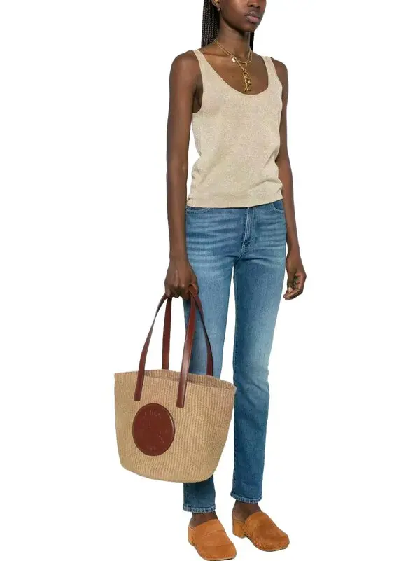Chloé Horse Medal Shoulder Bag - Neutrals