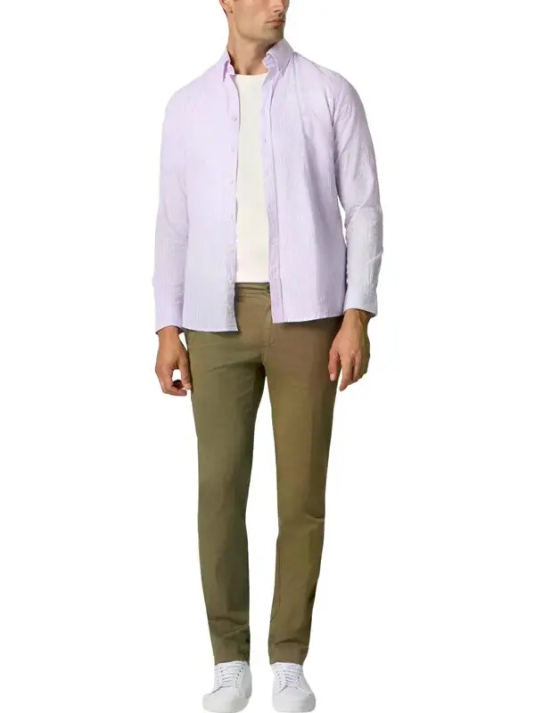 Brooks Brothers Striped Button-down Shirt - Purple