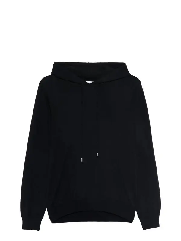 D4.0 Fine-knit Hoodie - Blue