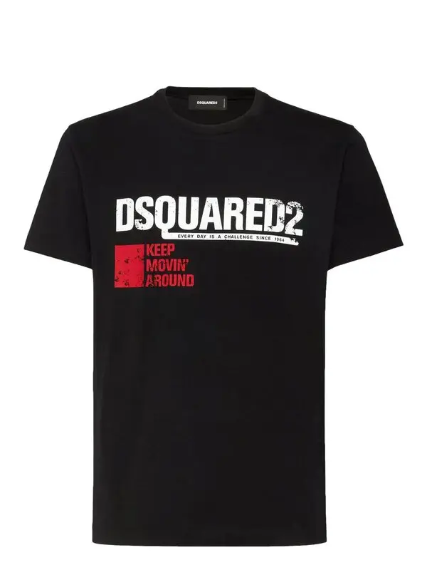Dsquared2 Keep Moving Around Cool T-shirt - Black