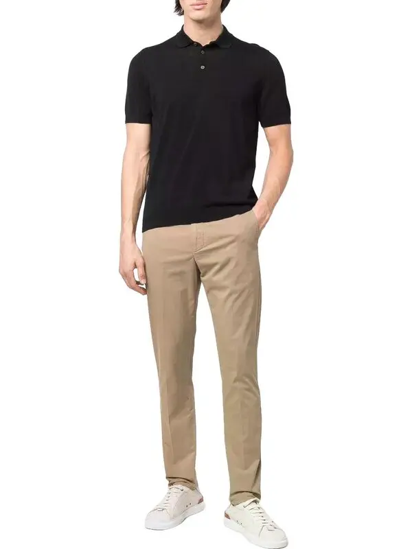 DRUMOHR Short-sleeve Polo Shirt - Black