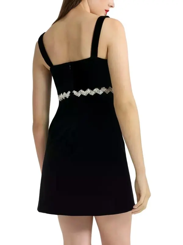 PATOU Rhinestone-embellished Dress - Black