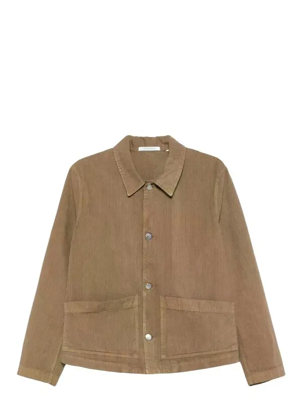SUNFLOWER Striped Corduroy Jacket - Brown