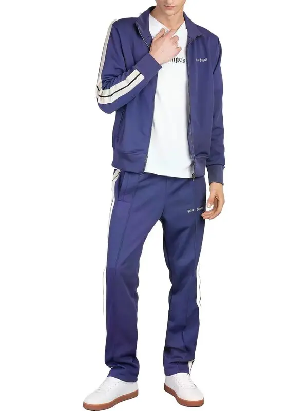 Palm Angels Logo-embroidered Track Pants - Blue