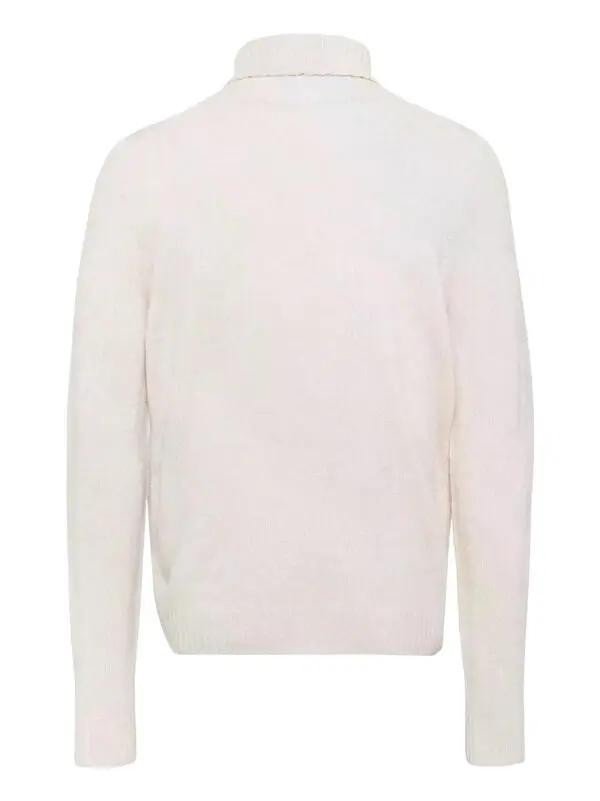 John Smedley Roll Neck Jumper - Neutrals