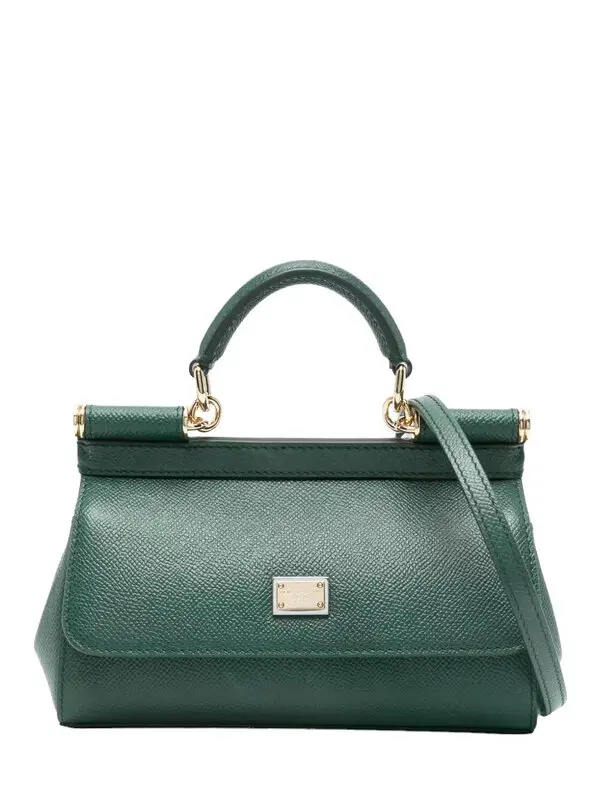 Dolce & Gabbana Small Sicily Tote Bag - Green
