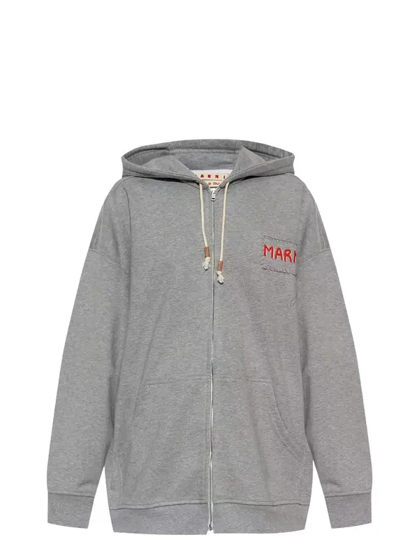 Marni Loopback Hoodie - Grey