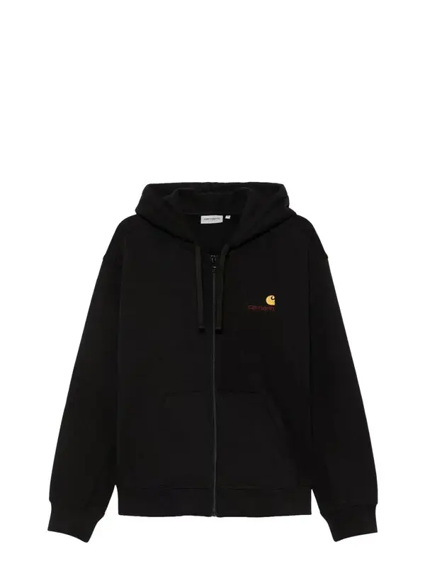 Carhartt Work In Progress American Script Hoodie - Black