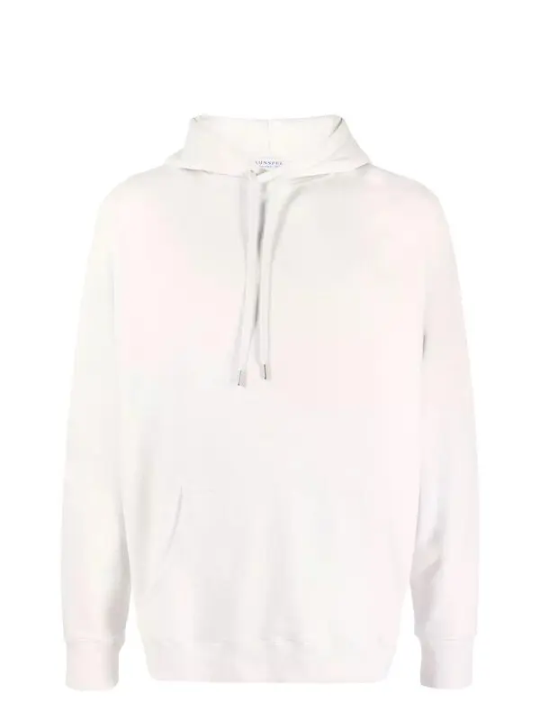 Sunspel Drawstring-fastening Cotton Hoodie - Neutrals