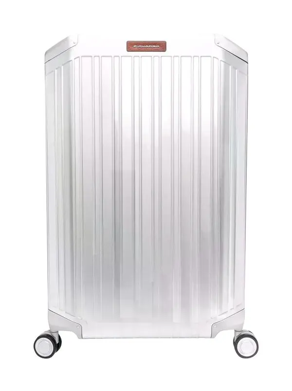 PIQUADRO Large Spinner Hardcase Trolley - Silver