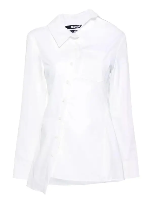 Jacquemus La Chemise Pablo Cotton Shirt - White