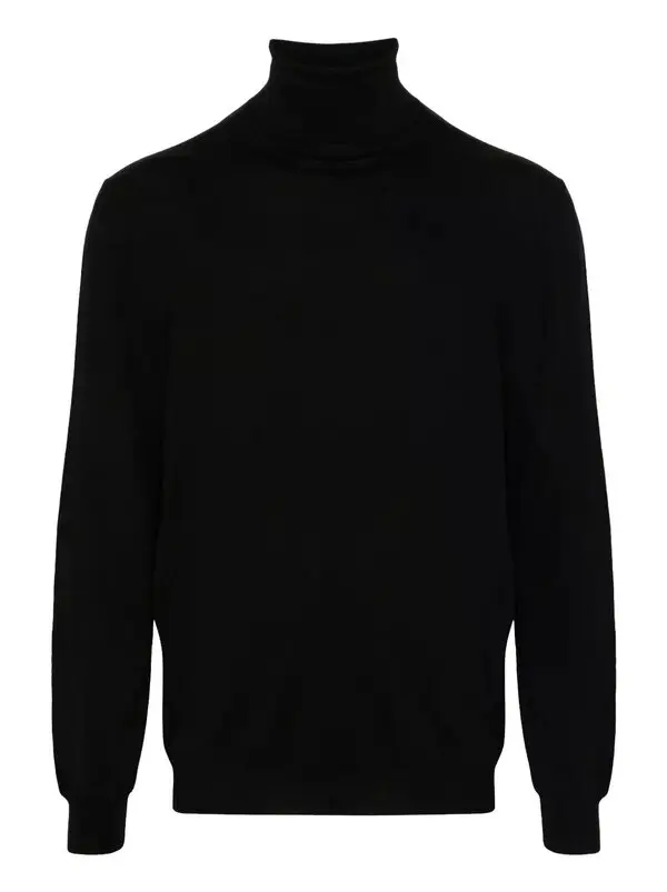 ZANONE Fine-knit Sweater - Black