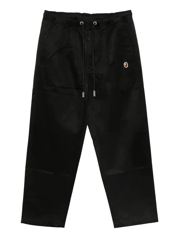 A BATHING APE Ape-head One-point Trousers - Black