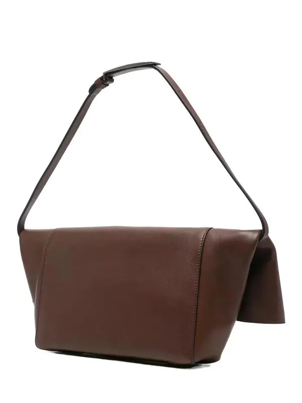 Max Mara Leather Clutch Bag - Brown