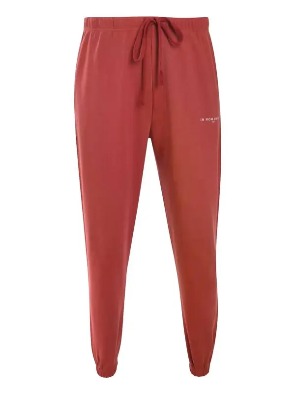 IH NOM UH NIT Logo-print Track Pants - Red