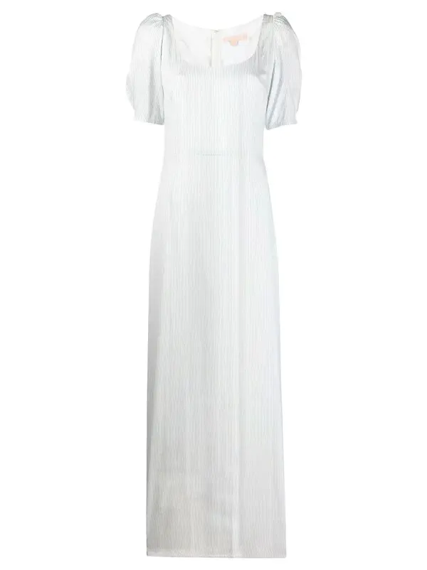 Brock Collection Striped Column Dress - White