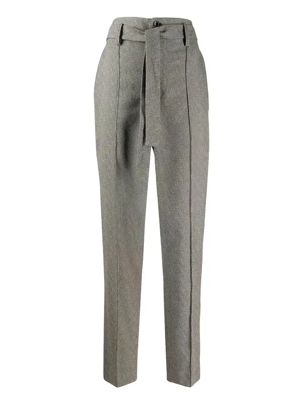 Isabel Marant Étoile Emilia High-waisted Trousers - Grey