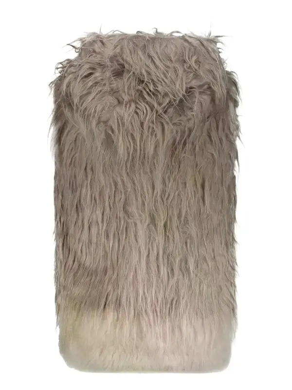 Lorena Antoniazzi Alpaca Fur Vest - Neutrals