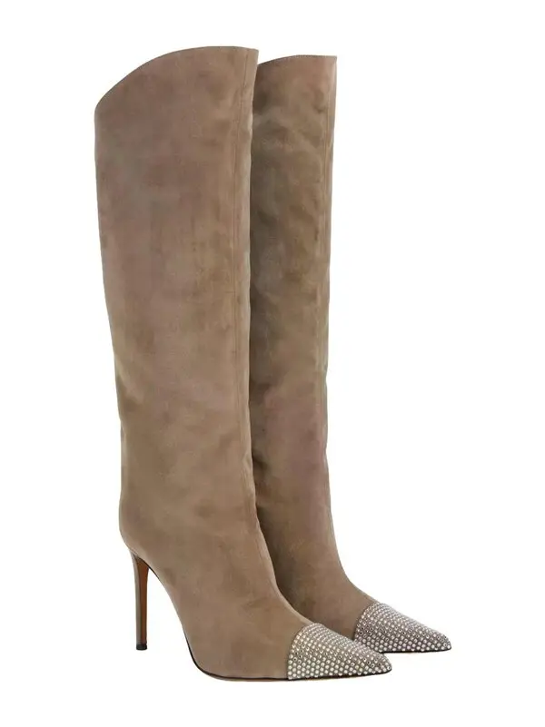 Alexandre Vauthier Bonny 110mm Boots - Brown
