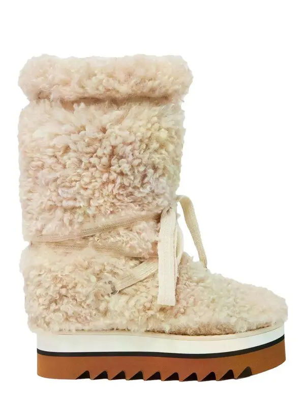 Stella McCartney Sneak-elyse Boots - Neutrals