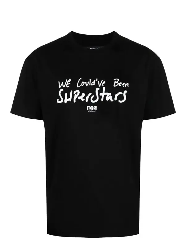 NAHMIAS X Kodak Superstars Logo-print T-shirt - Black
