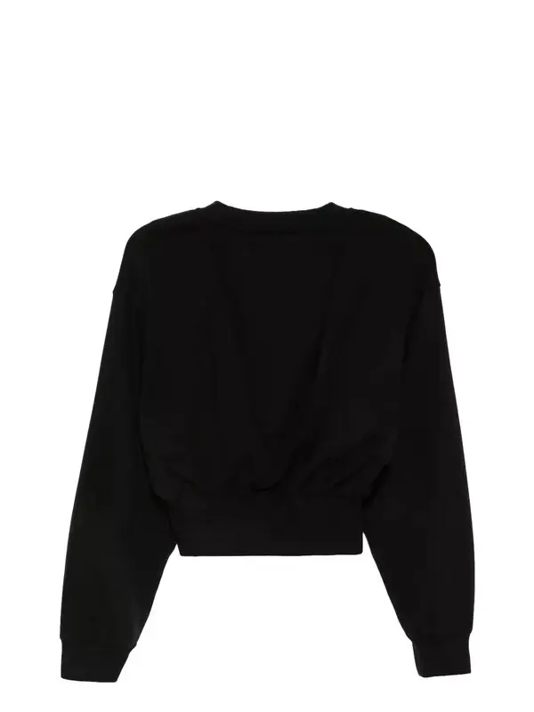 3.1 Phillip Lim Cropped Sweatshirt - Black
