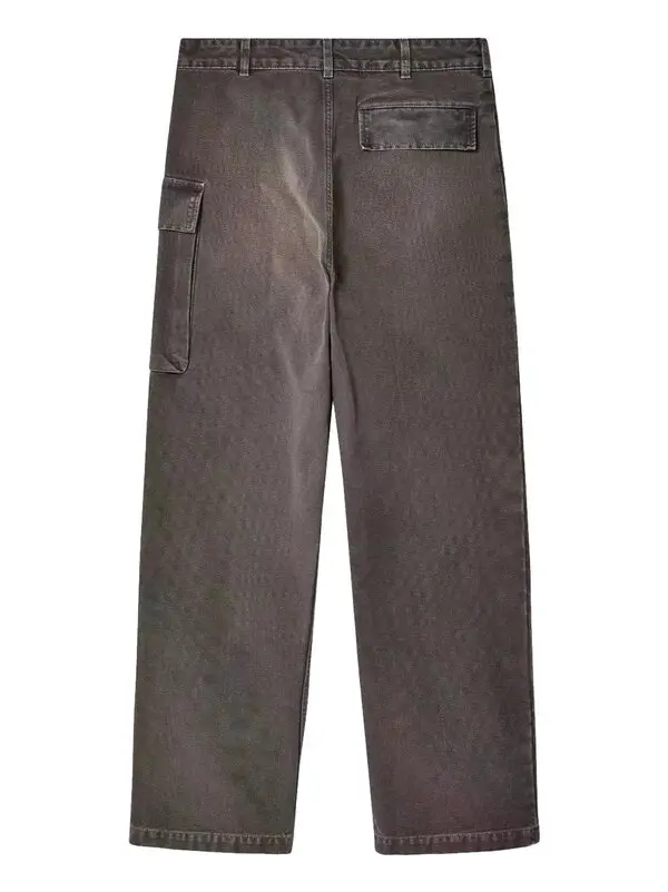 Marni Straight-leg Cargo Jeans - Grey