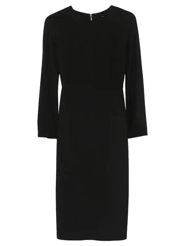 SEMICOUTURE Nina Maxi Dress - Black