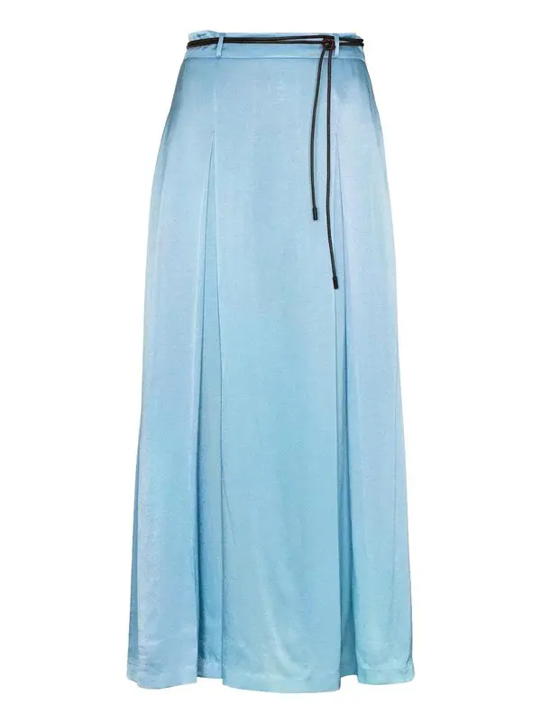 REJINA PYO Malia Pleated Midi Skirt - Blue
